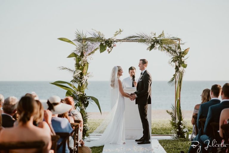 Nicole & Trent's Elegant Wedding At Pueblo Bonito Sunset