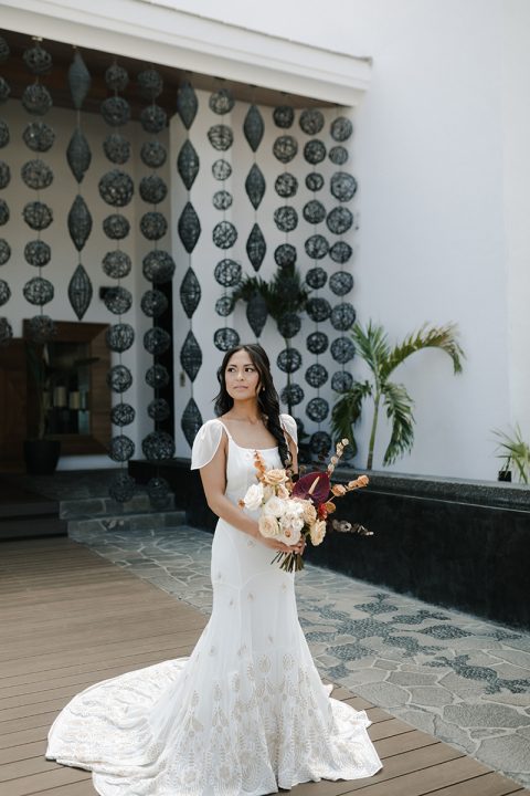 Keisha & Chris: A Boho Wedding With Trendy Details In Cabo